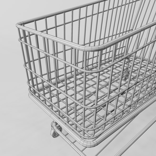 3D shopping cart model - TurboSquid 1622102