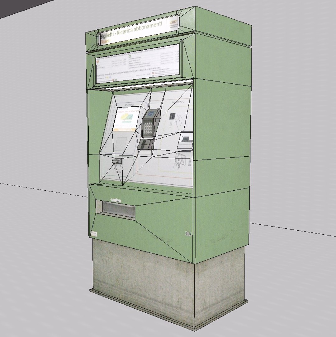 ticket machine 3d 3ds