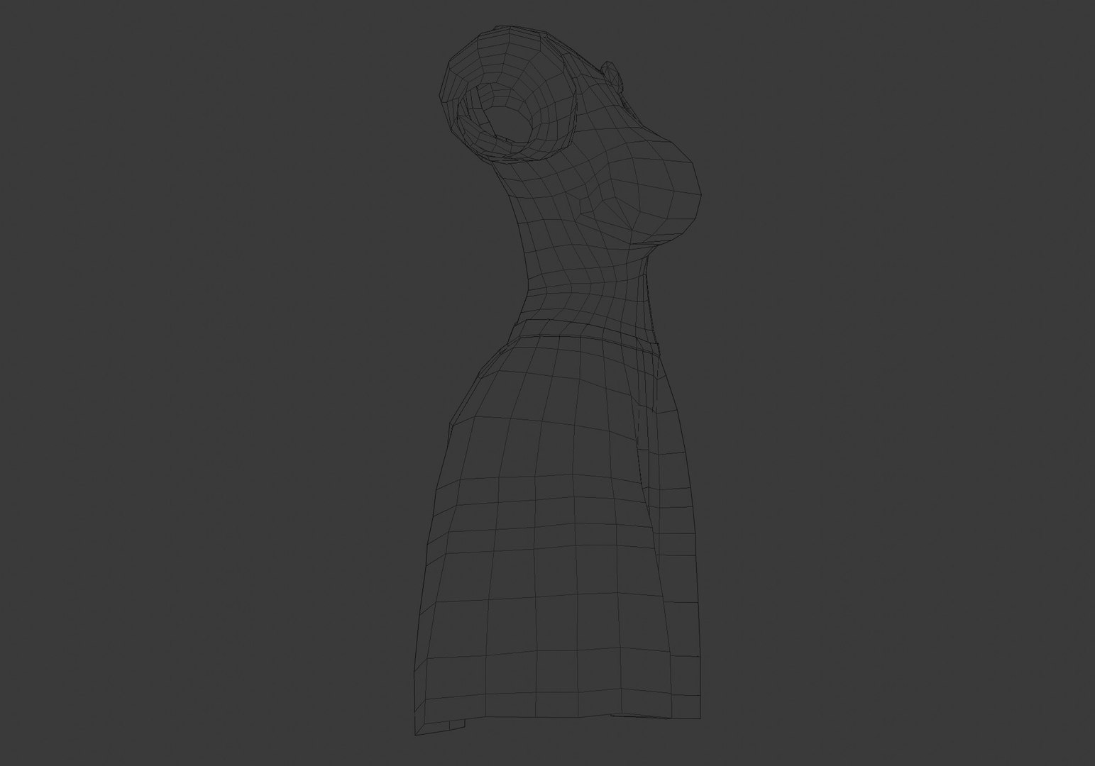 Blue Dress Outfit 3D Model - TurboSquid 1907770