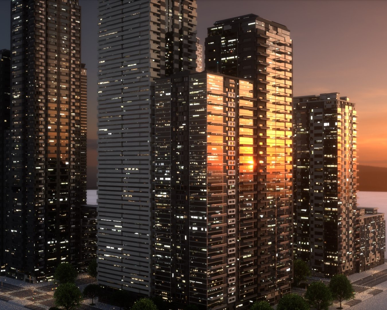 3D City Block Type B13 - TurboSquid 2092343