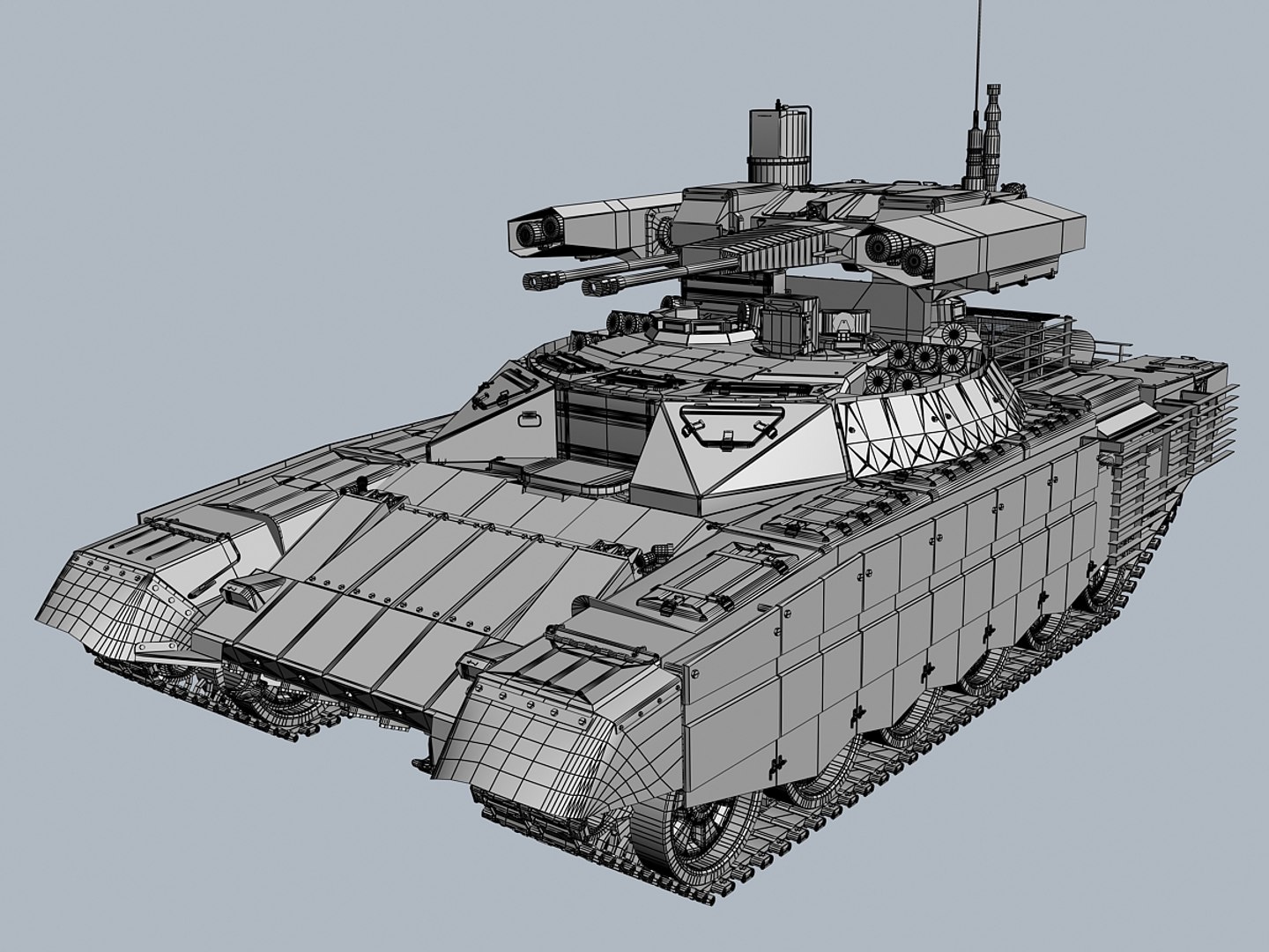 3D Bmpt Russian Tank Bmpt-72 - TurboSquid 1167180