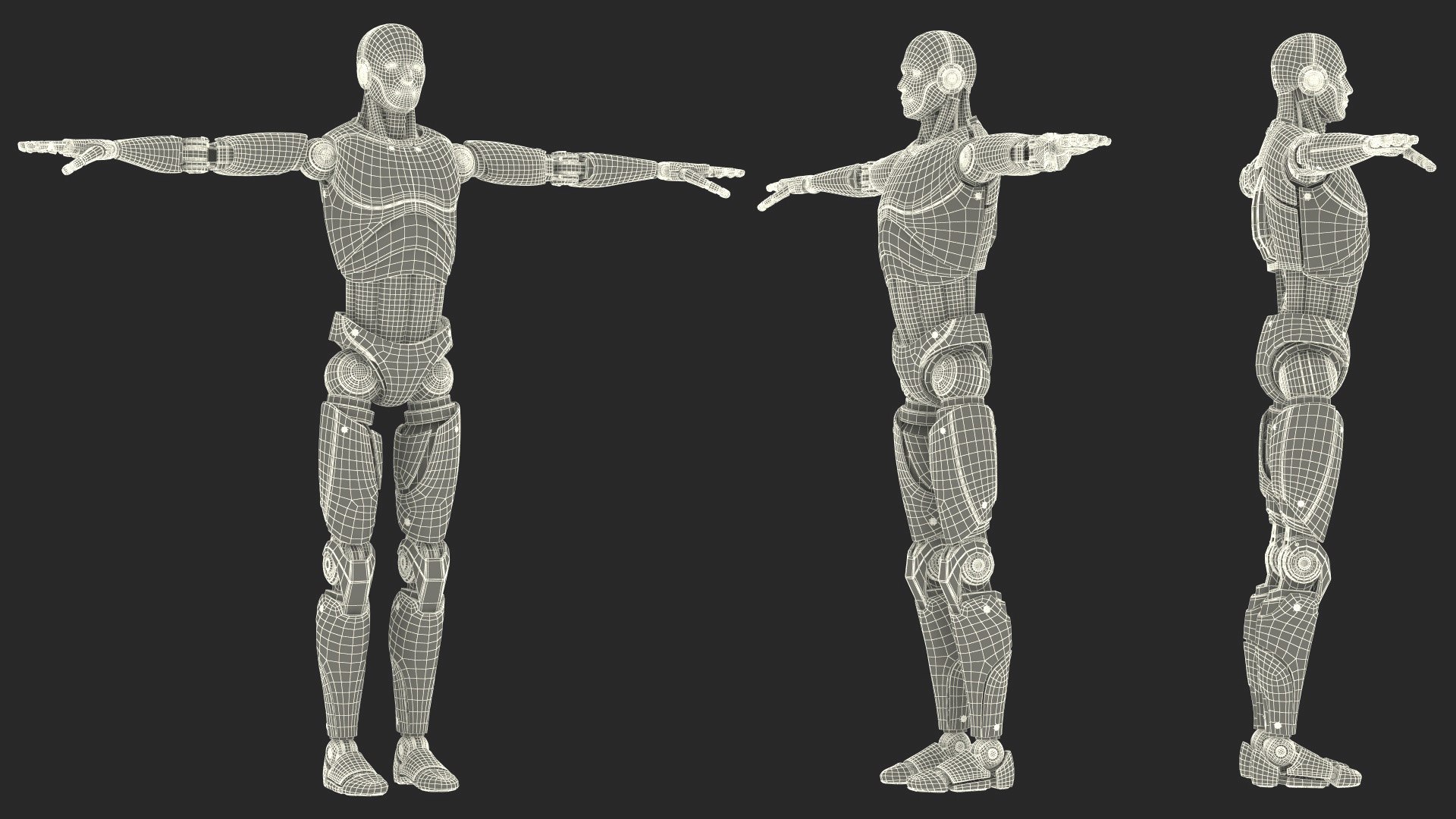 Male Cyborg Rigged For Maya 3D Model - TurboSquid 2120911