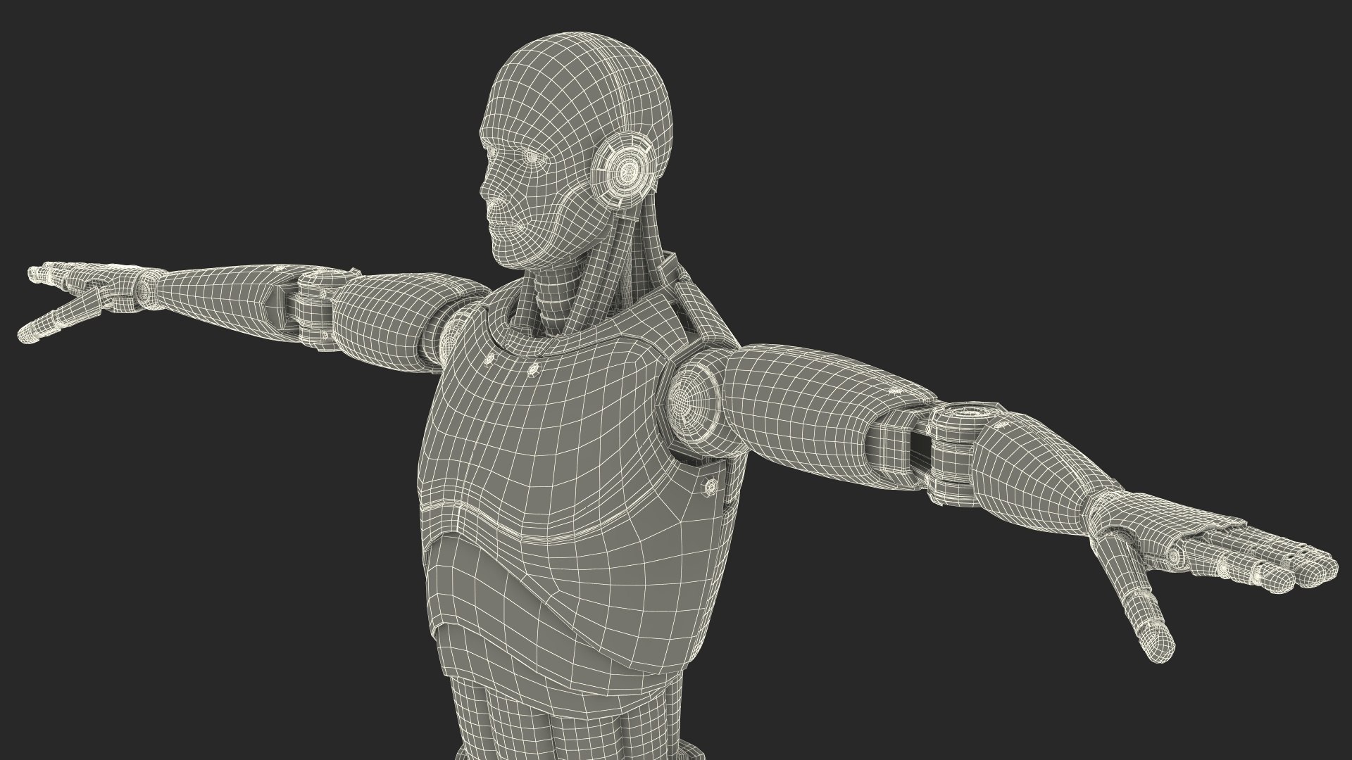 Male Cyborg Rigged For Maya 3D Model - TurboSquid 2120911