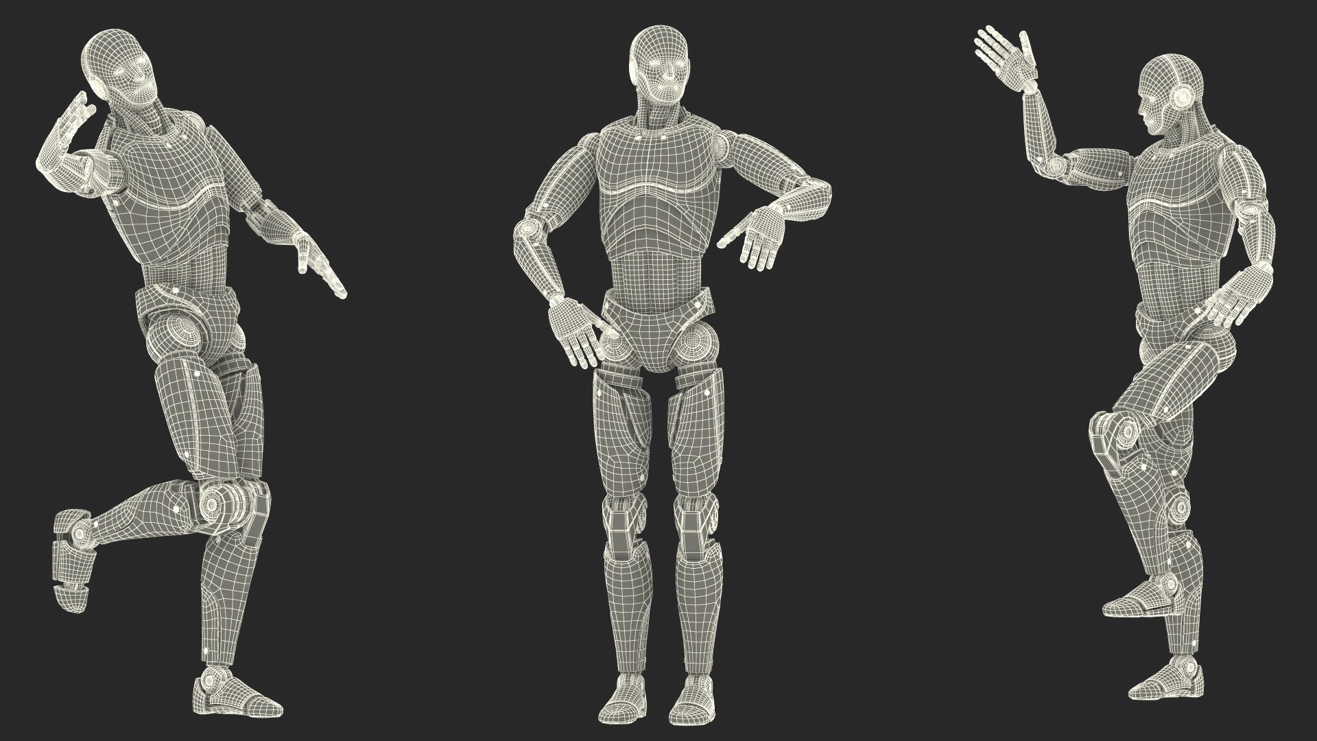 Male Cyborg Rigged For Maya 3D Model - TurboSquid 2120911