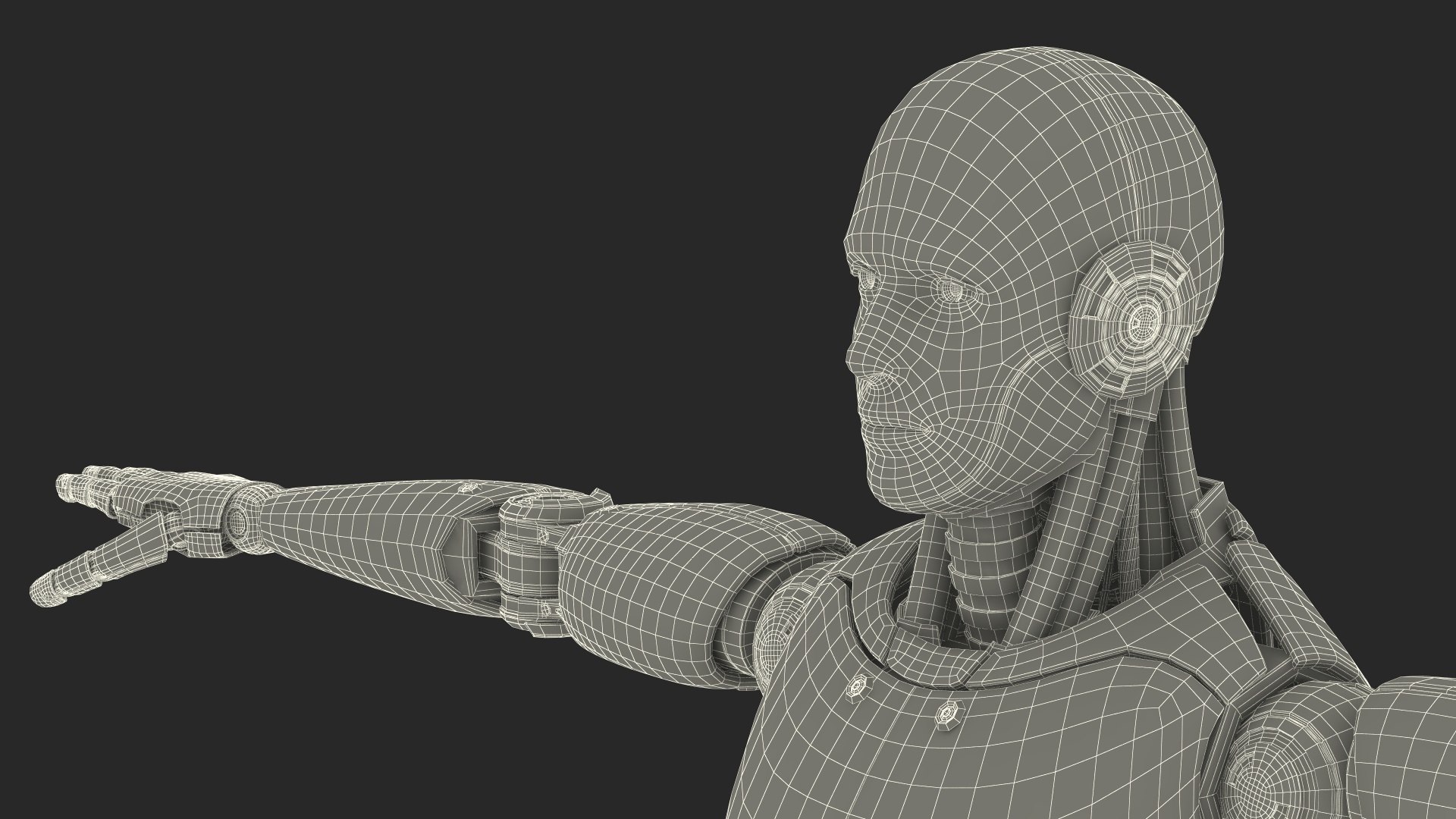 Male Cyborg Rigged For Maya 3D Model - TurboSquid 2120911