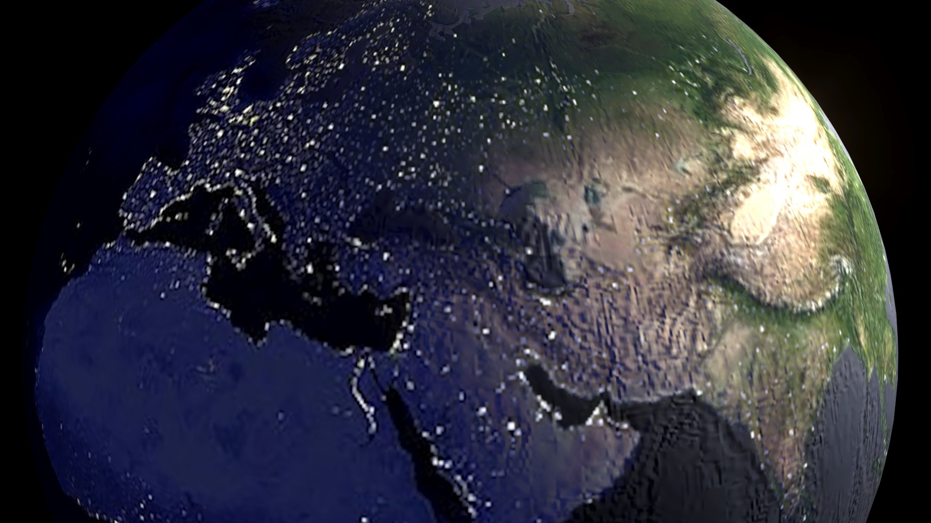 Earth With Day Changing Animation model - TurboSquid 1853923