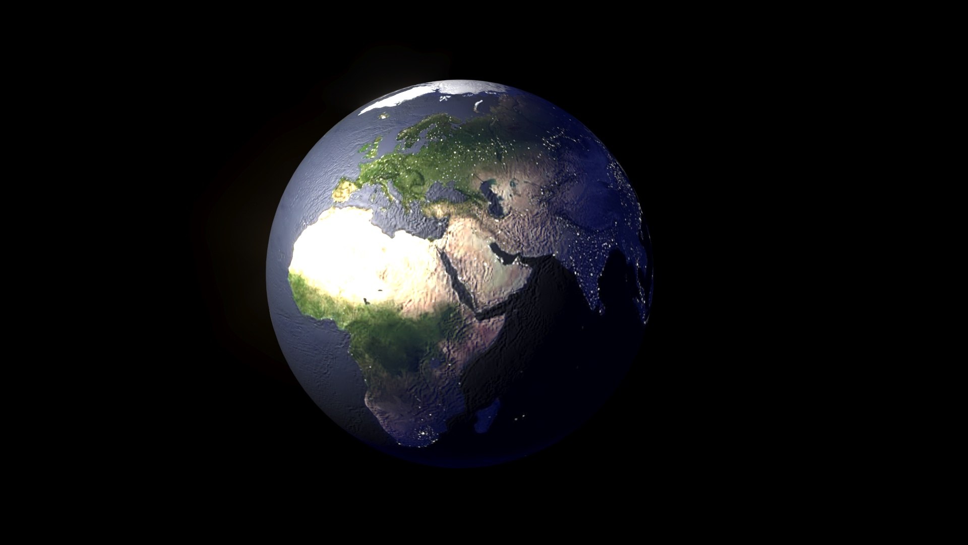 Earth With Day Changing Animation Model - TurboSquid 1853923