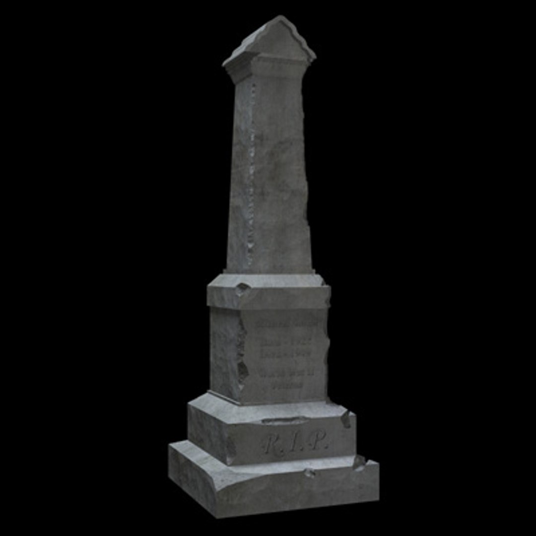 3d Tombstones Crypt Graveyard