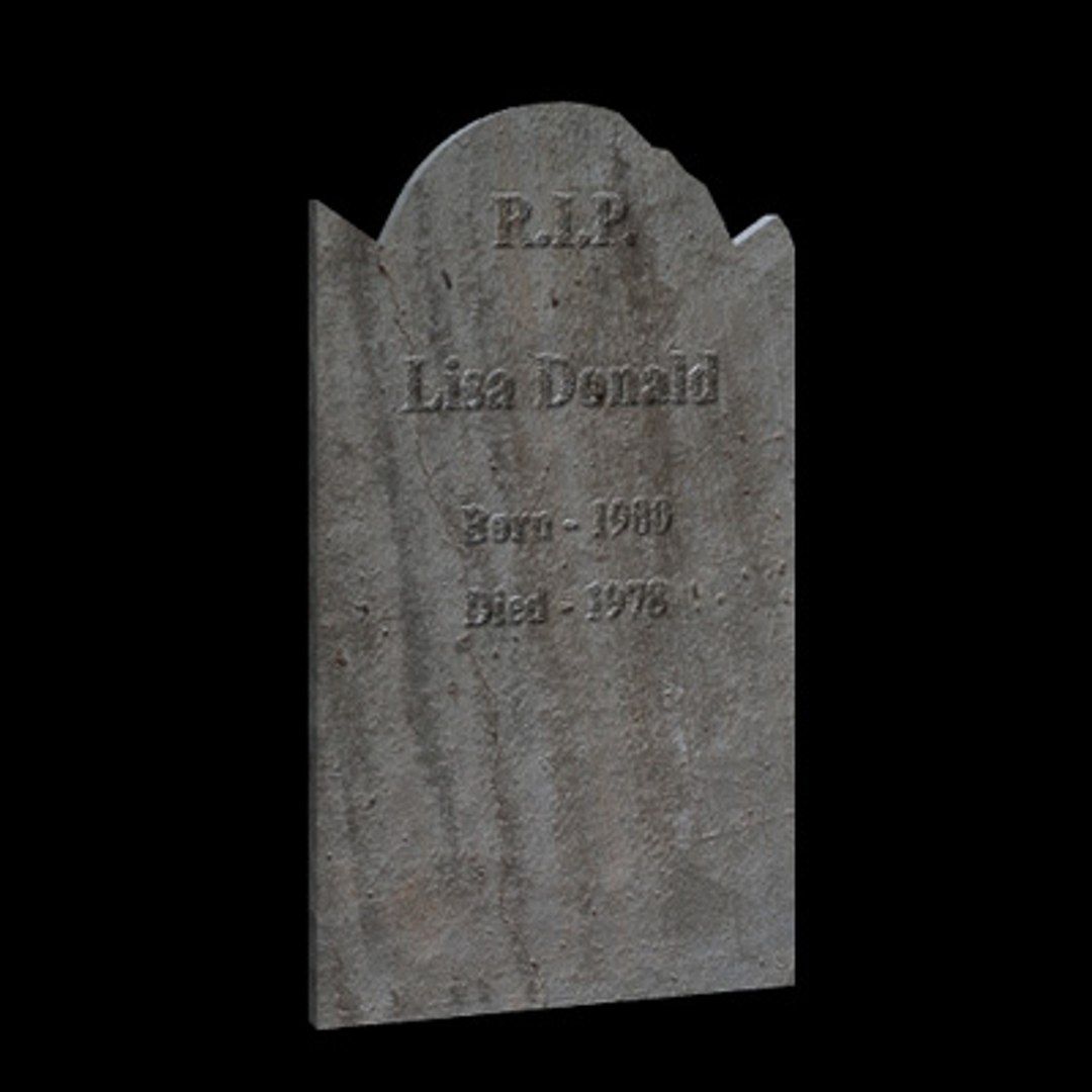 3d Tombstones Crypt Graveyard