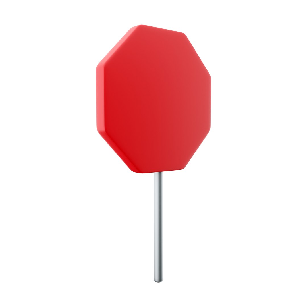 Stop Sign 3D Model - TurboSquid 2018048