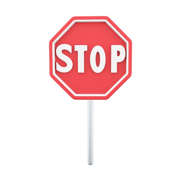 modelo 3d stop sign - TurboSquid 2018048