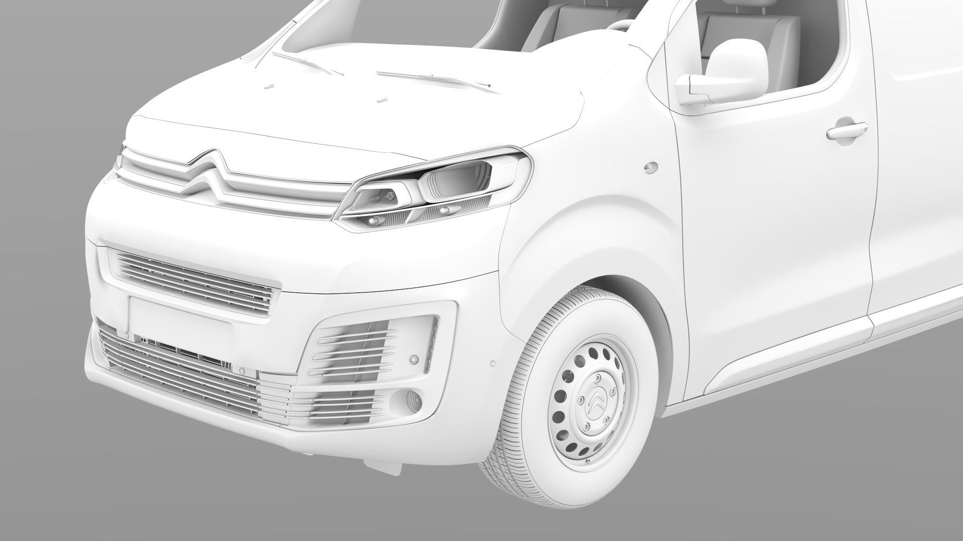 Citroen dispatch xl 2019 3D model - TurboSquid 1391984