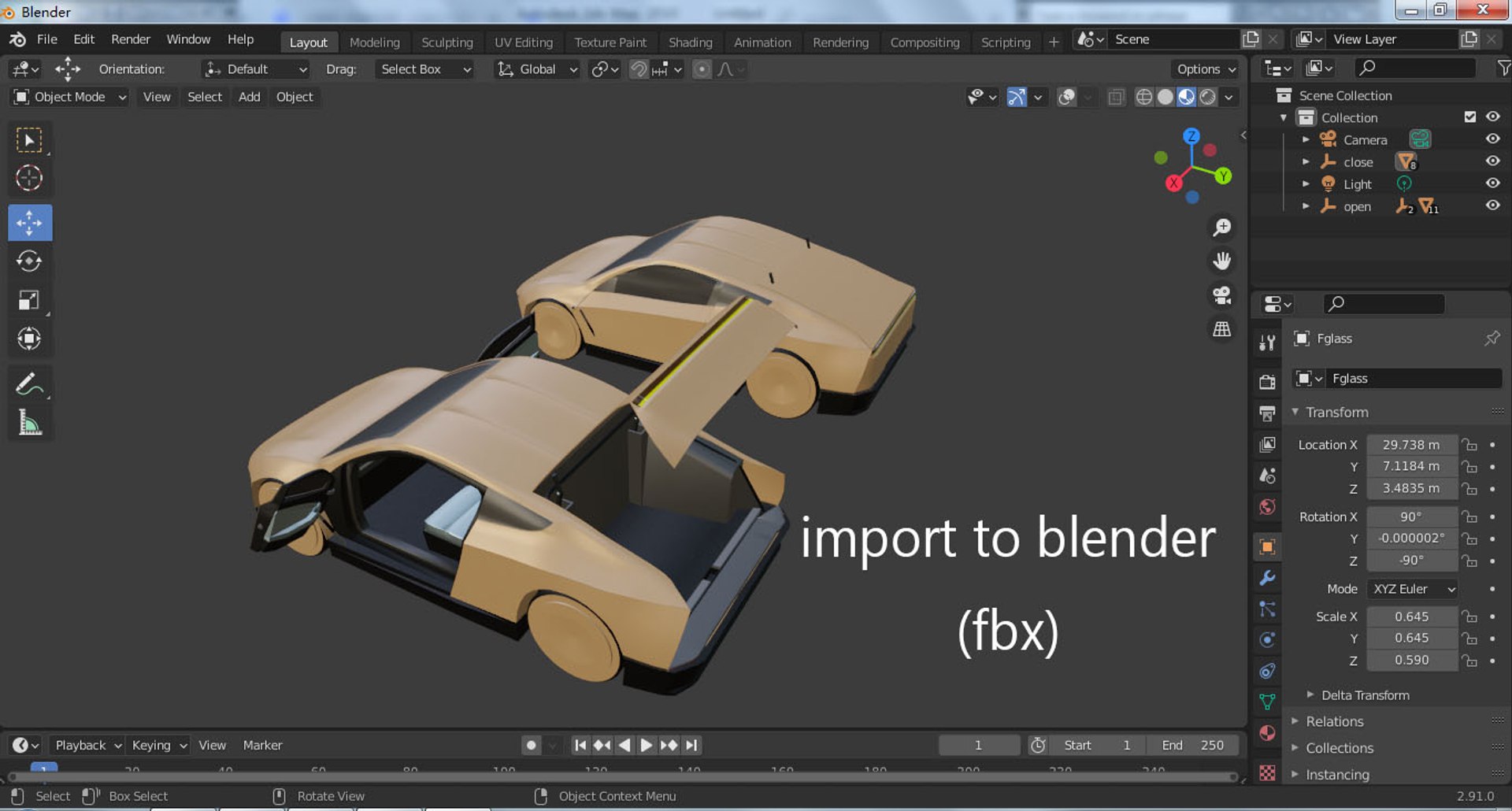 Cybercab Robotaxi Tesla - TurboSquid 2294803