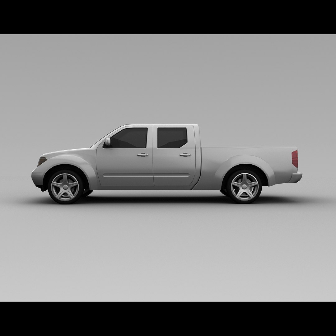 3d Model Of Nissan Frontier 2007