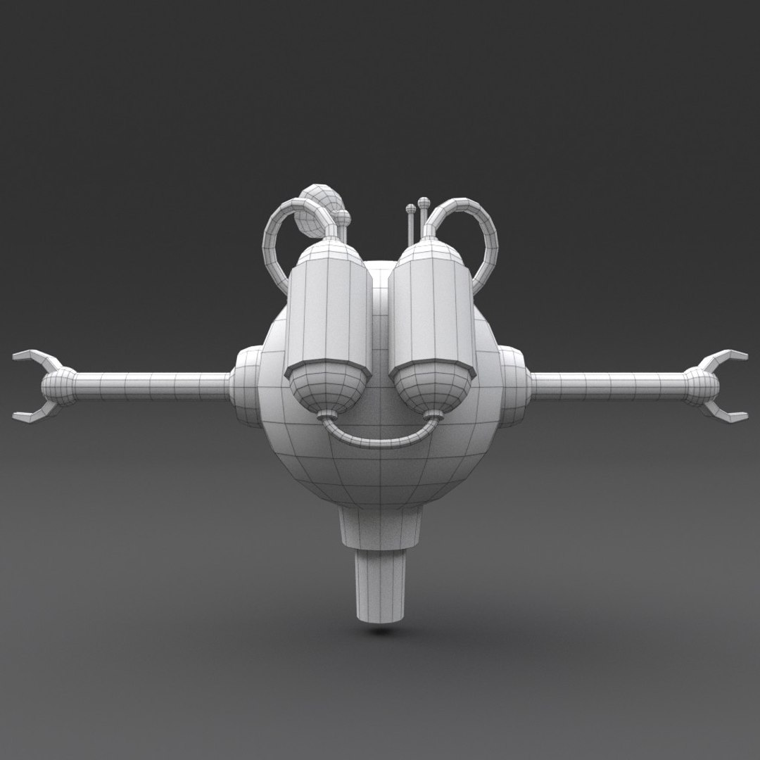 Robot blender rigged 3D - TurboSquid 1288395