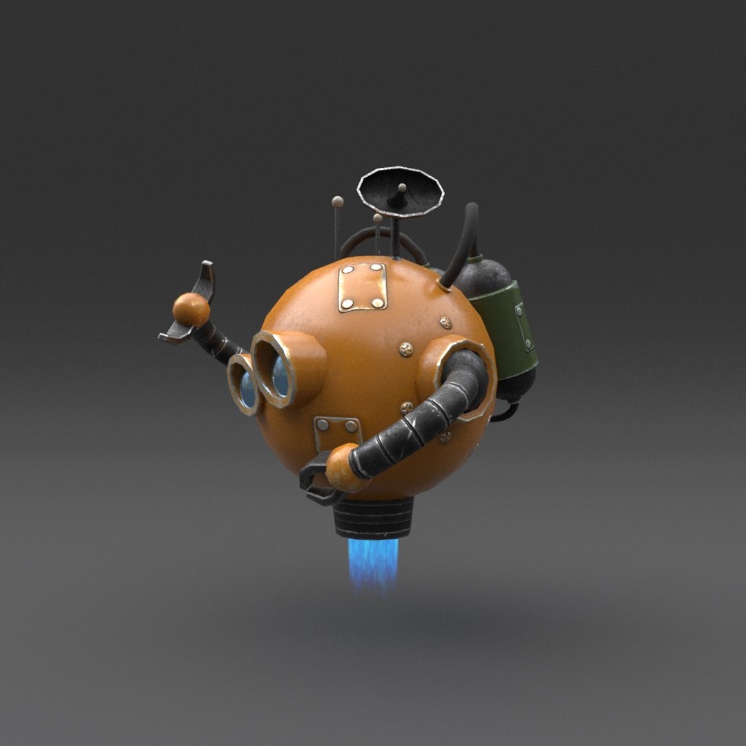 Robot Blender Rigged 3D - TurboSquid 1288395