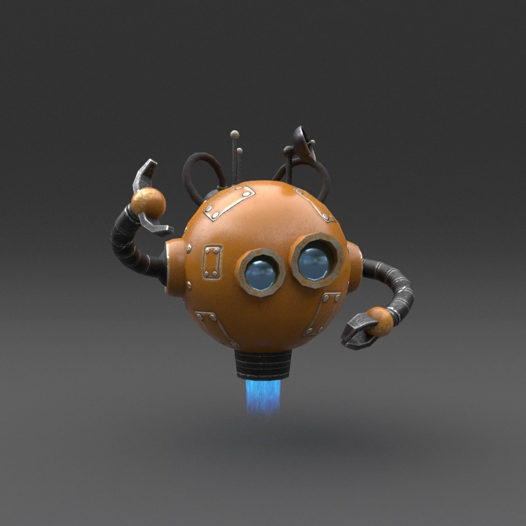 Robot Blender Rigged 3D - TurboSquid 1288395