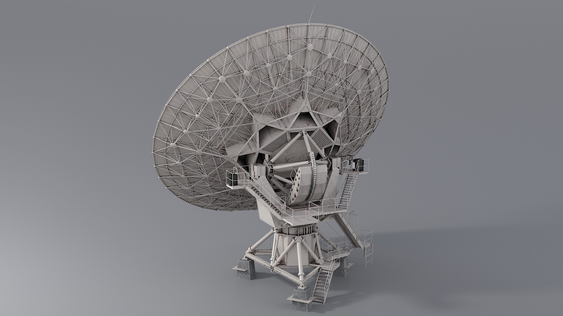 3D VLA Radio Telescope PBR model - TurboSquid 2018368