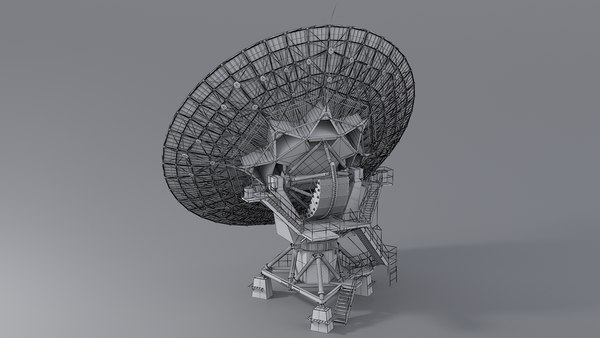 VLA 전파 망원경 PBR 3D 모델 - TurboSquid 2018368