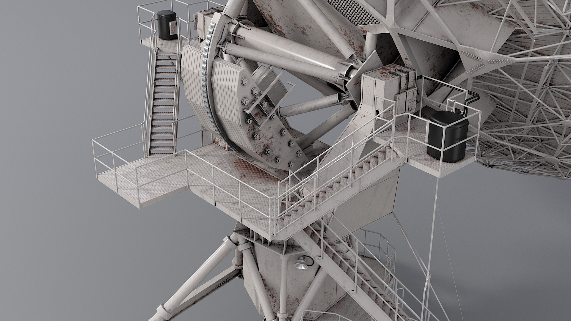 3D VLA Radio Telescope PBR model - TurboSquid 2018368