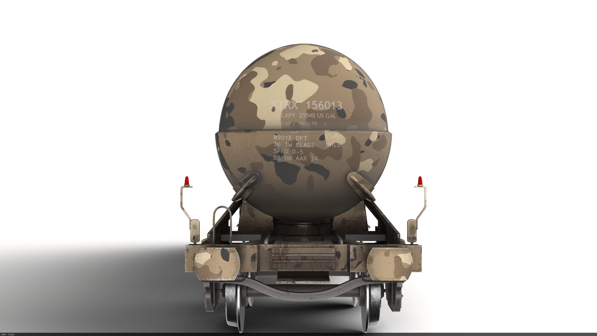 Railroad Tank Car Camouflage 3D Model - TurboSquid 2415743
