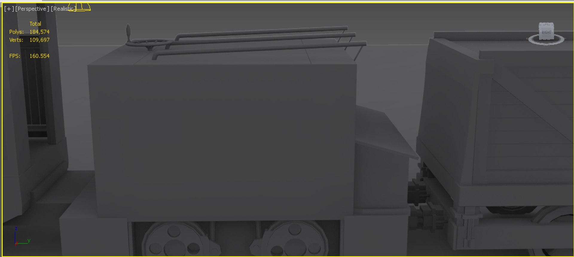 Train 3d Max