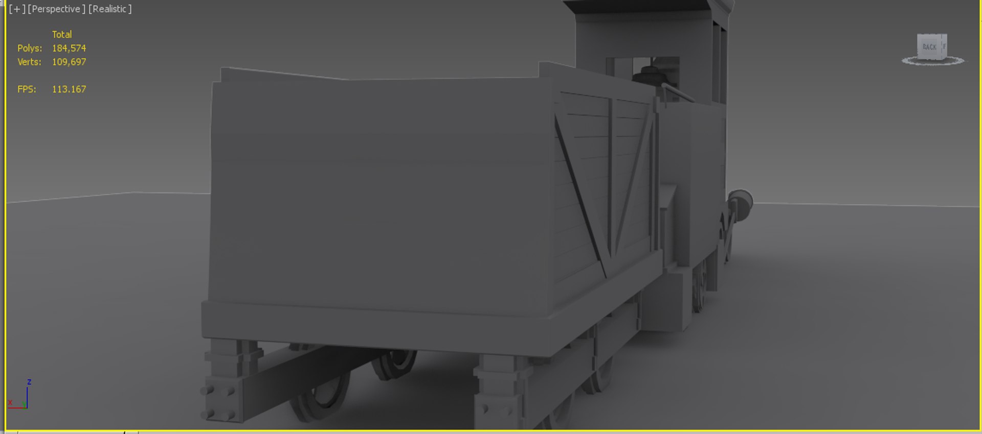 Train 3d Max