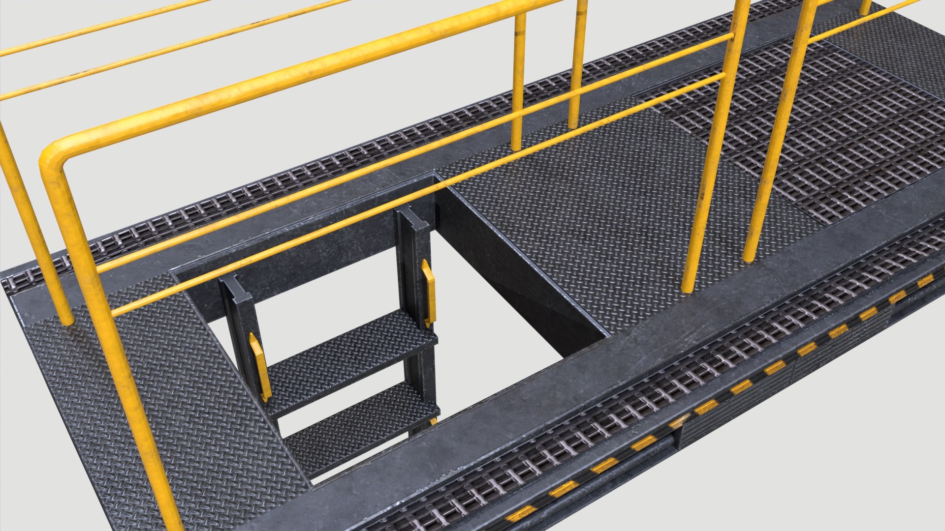 LowPoly Platform Bridge Ladder MODEL Element2 OLD 3D Model - TurboSquid ...