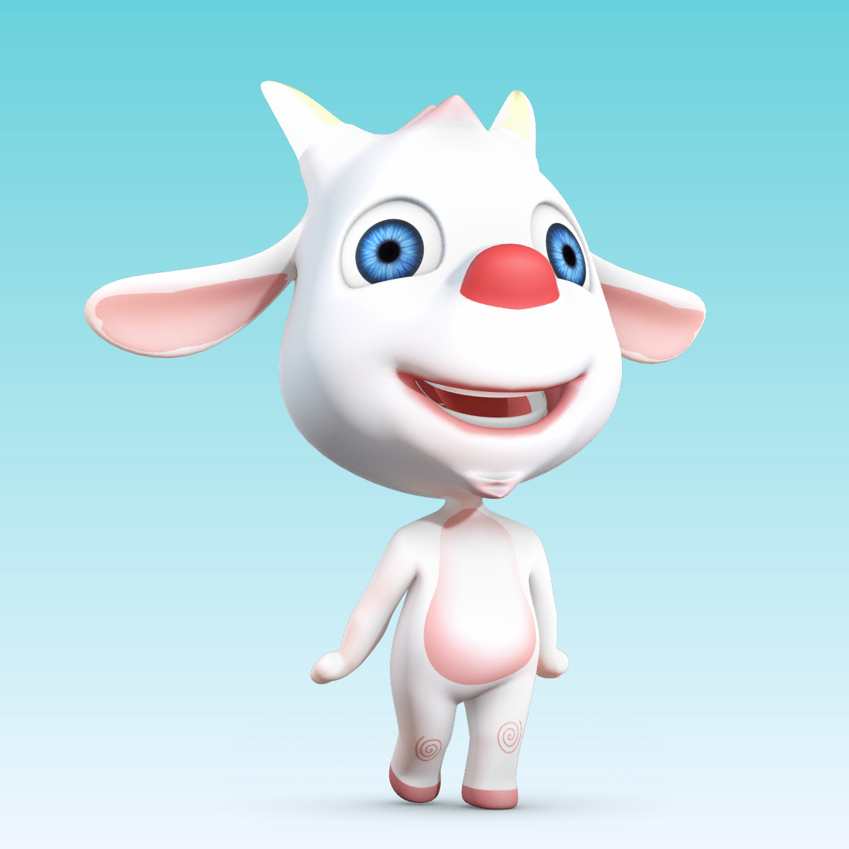 3D cartoon animation character model - TurboSquid 1642630