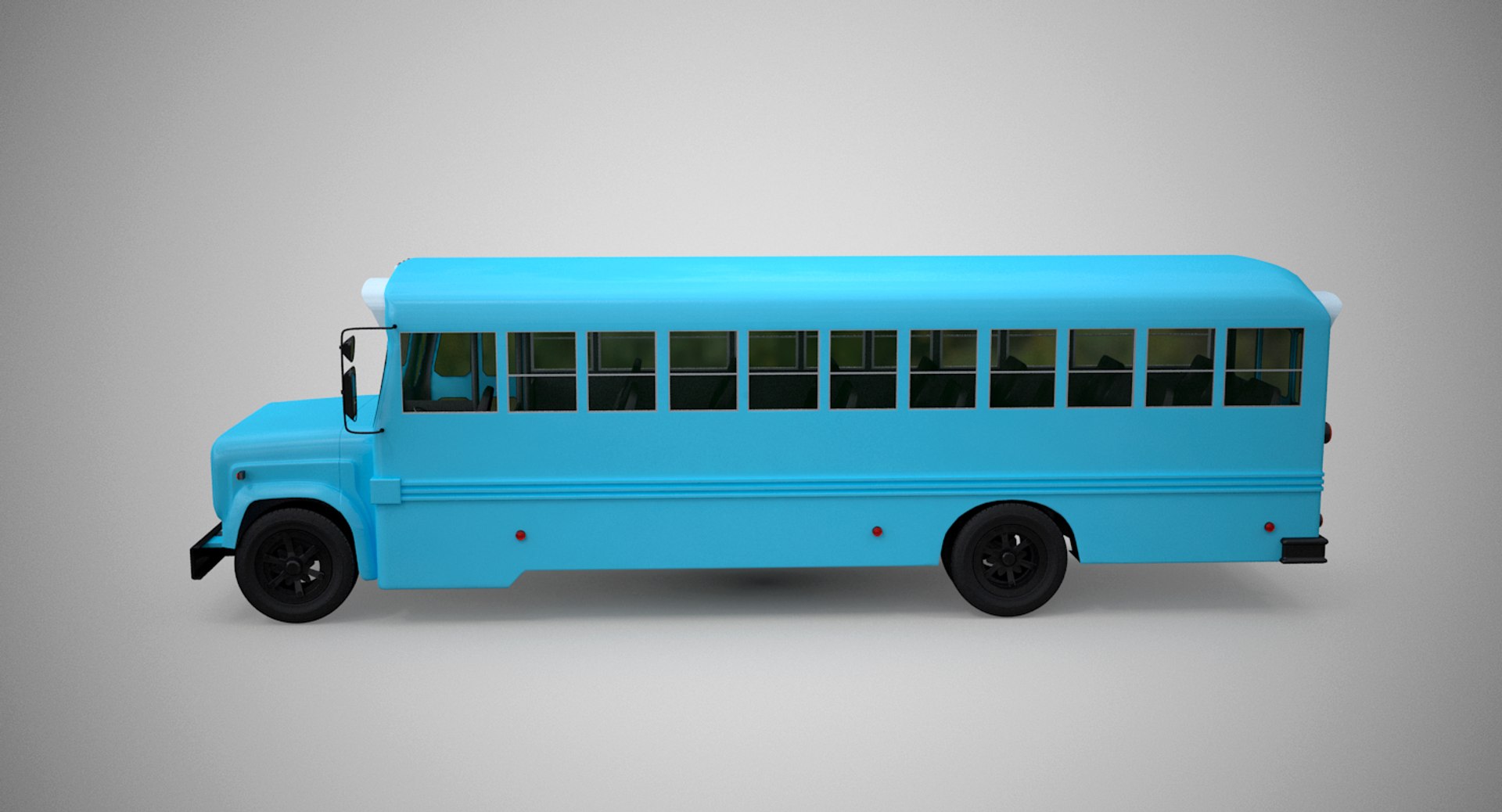 3d Model Gmc B-series Bus
