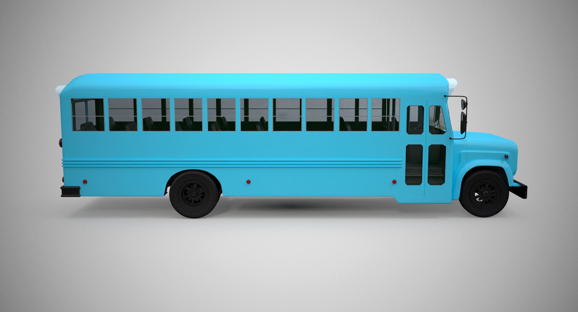3d Model Gmc B-series Bus
