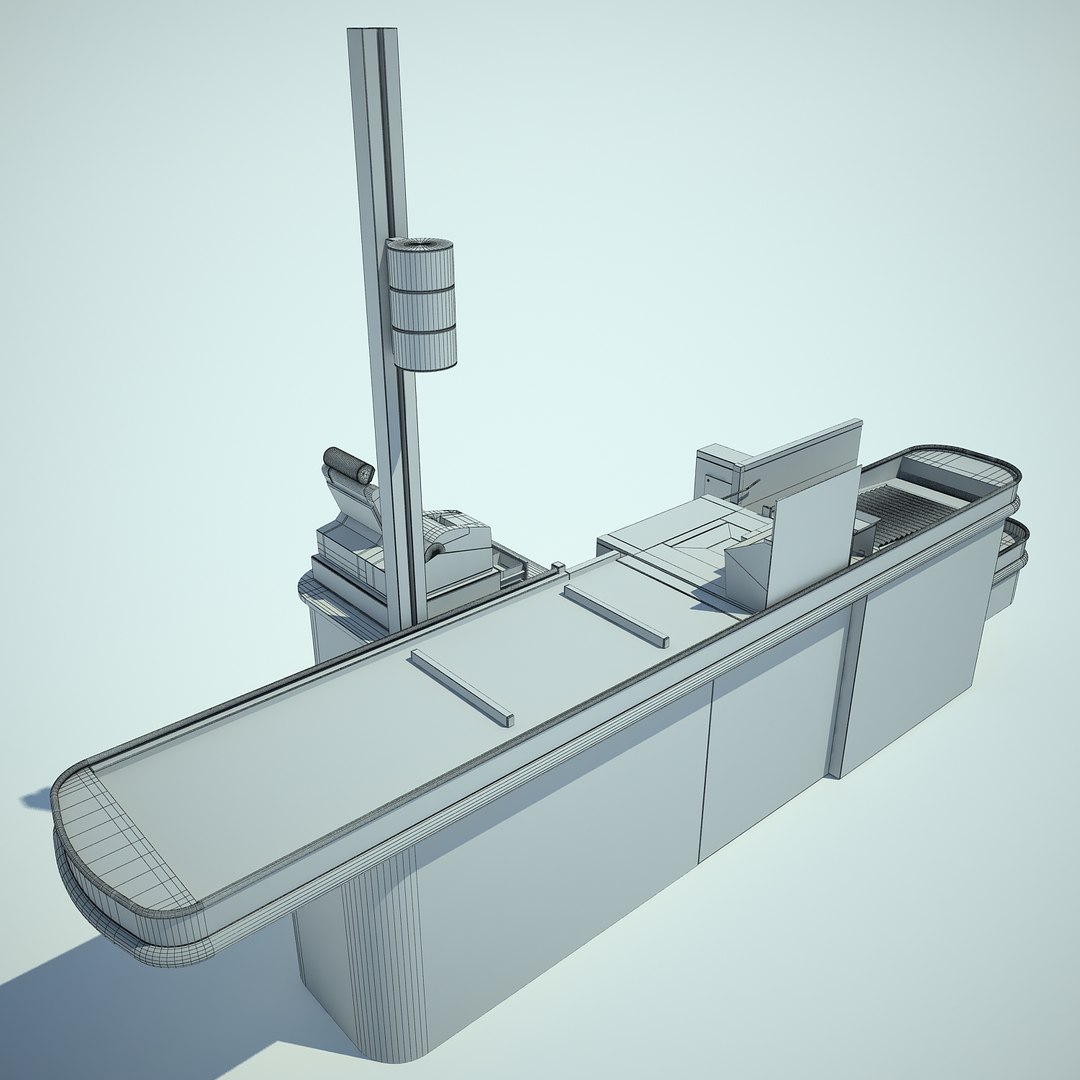 3ds Max Counter Cash Shop