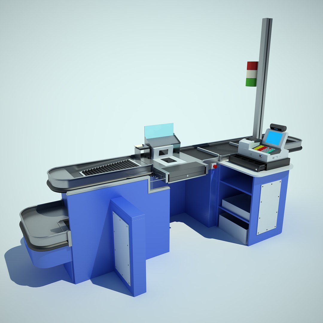 3ds Max Counter Cash Shop