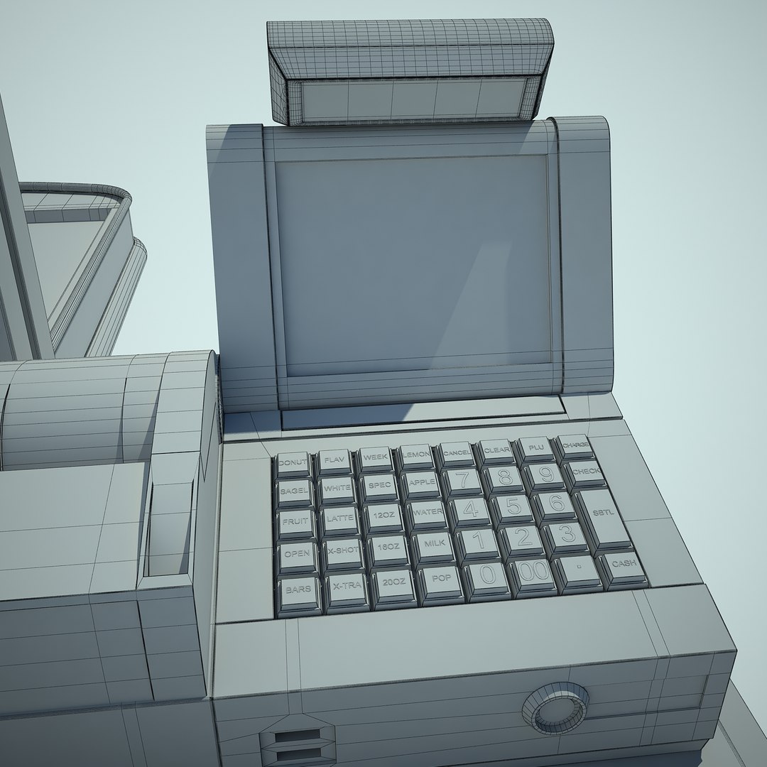 3ds Max Counter Cash Shop