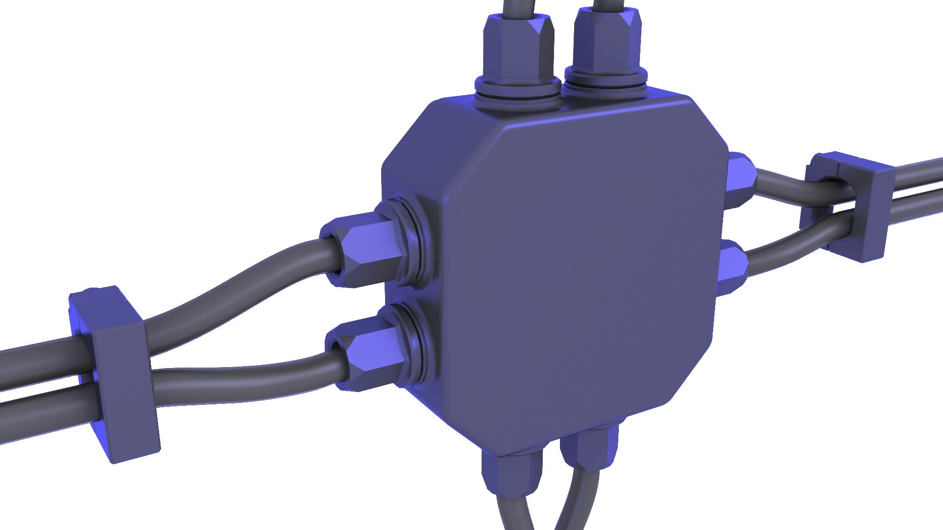 Wall Electrical Junction Box 12 3D Model - TurboSquid 1854752