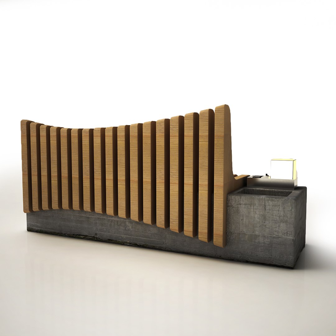 3D Street Furniture Model - TurboSquid 1383831