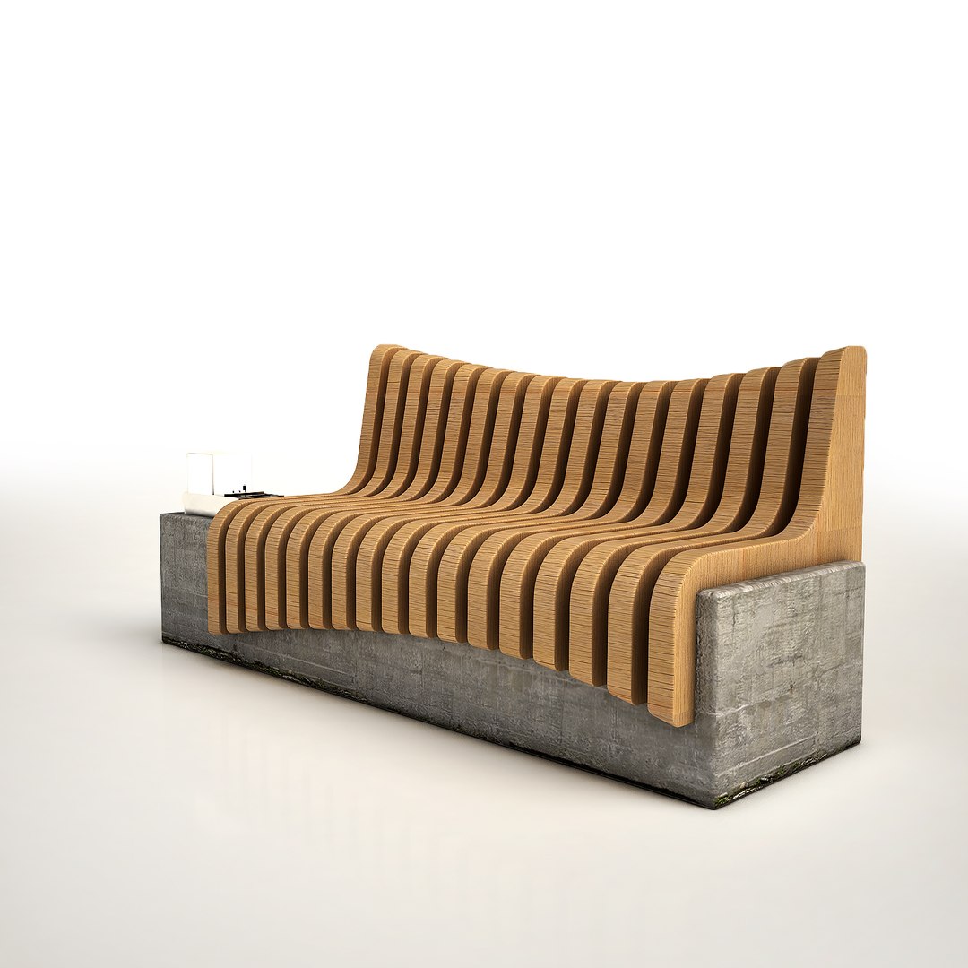 3D Street Furniture Model - TurboSquid 1383831