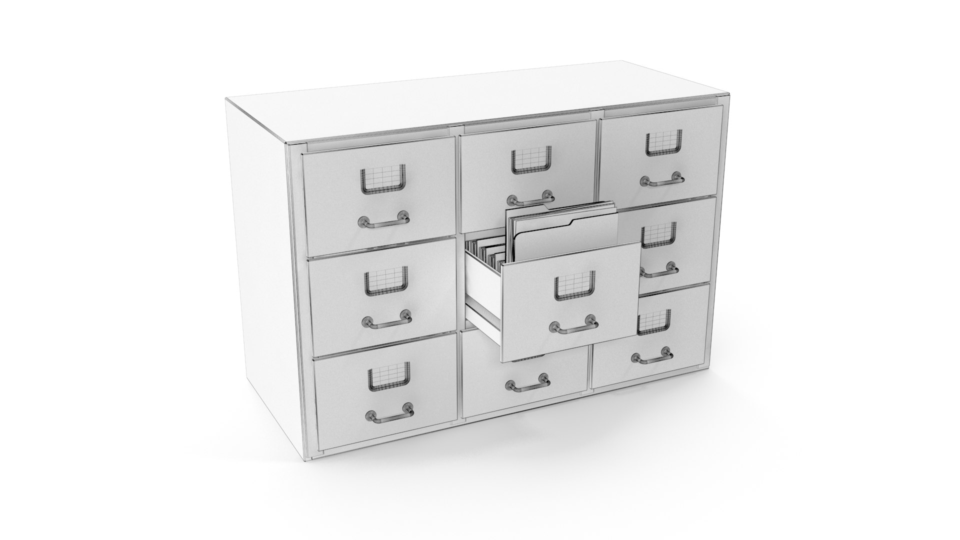File Cabinet 3D - TurboSquid 2156743