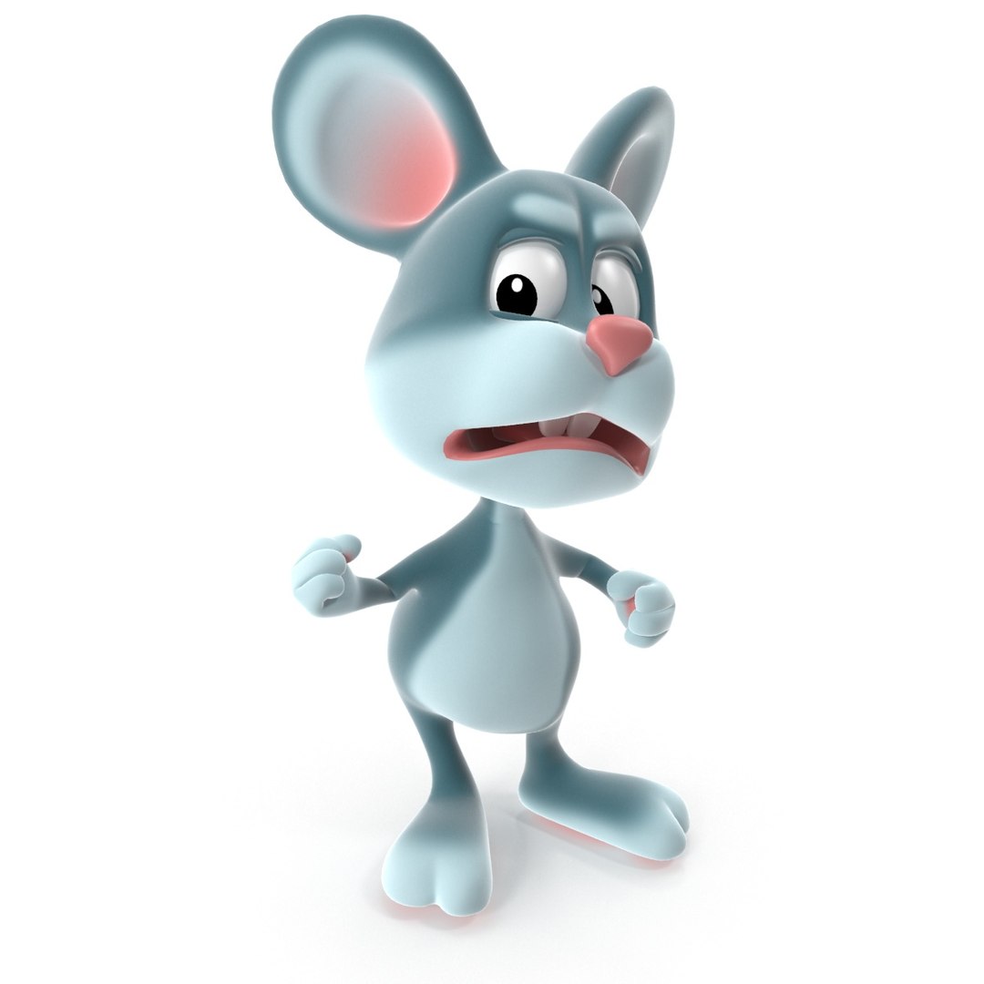 3D Model Cartoon Mouse - TurboSquid 1486576