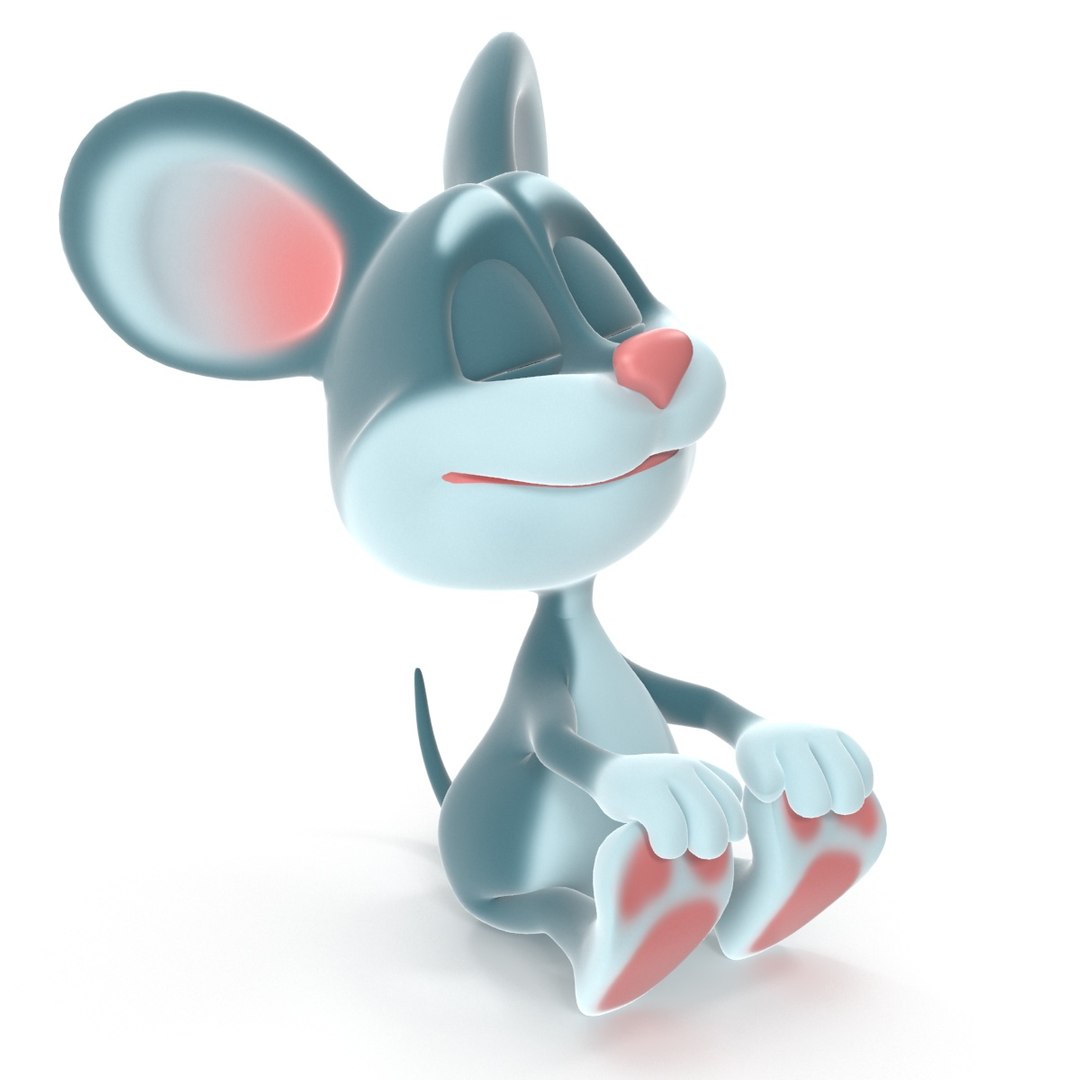 3D Model Cartoon Mouse - TurboSquid 1486576