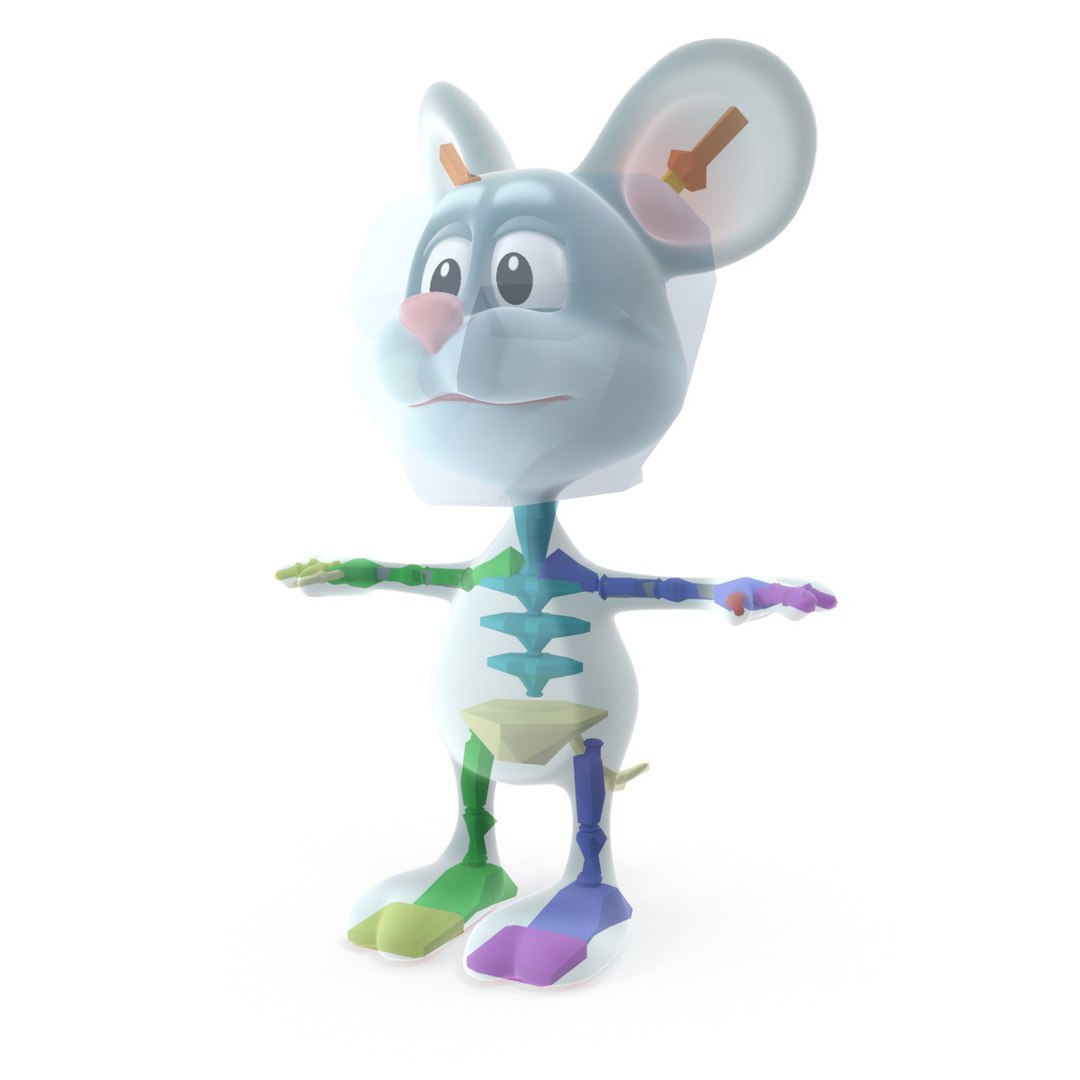 3D Model Cartoon Mouse - TurboSquid 1486576