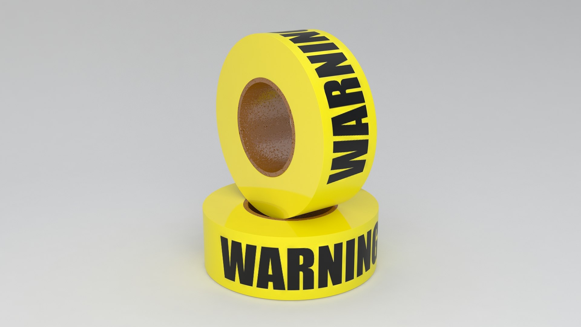 3D Model WARNING Tape Collection - TurboSquid 2344940