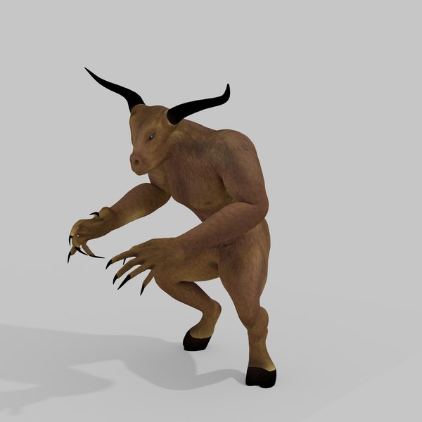 modelo 3d Modelo completamente armado del Minotauro - TurboSquid 2358144