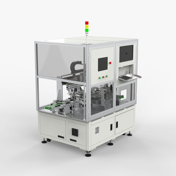 modelo 3d Automatic Measurement Mobile Phone Lithium Battery Machine ...