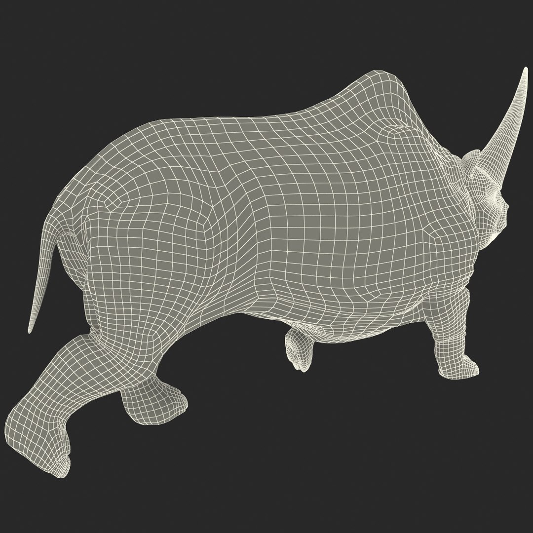Elasmotherium 2 Pose 3d Model