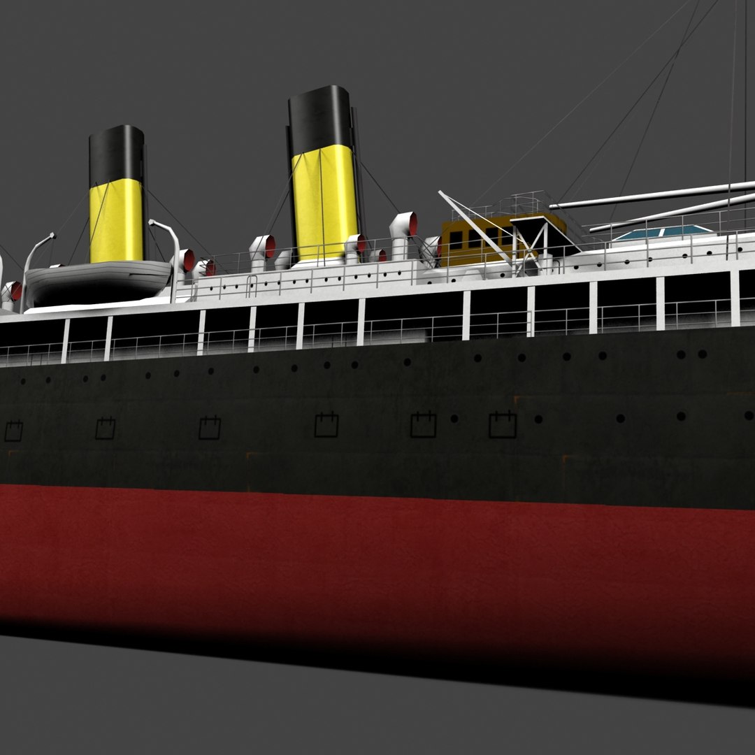 Ocean Liner 3d Model
