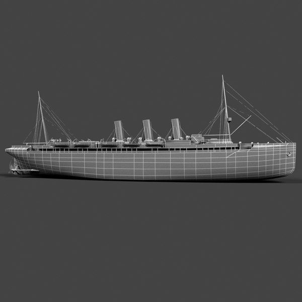 ocean liner 3d model