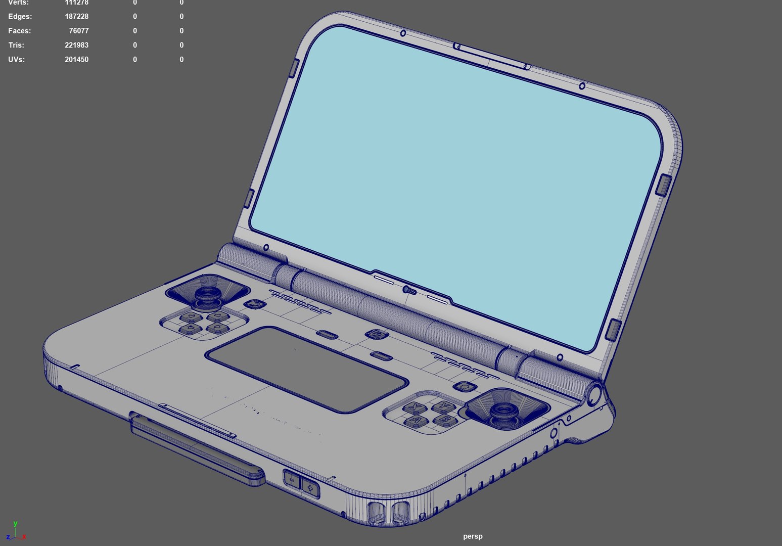 Portable Game Console Concept Model - TurboSquid 1843838