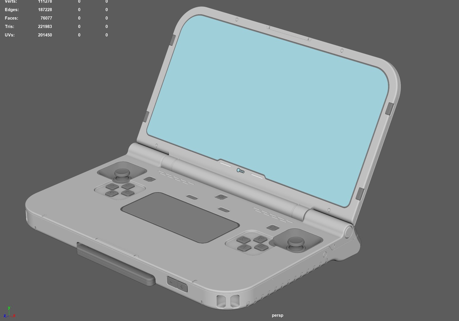 Portable Game Console Concept Model - TurboSquid 1843838