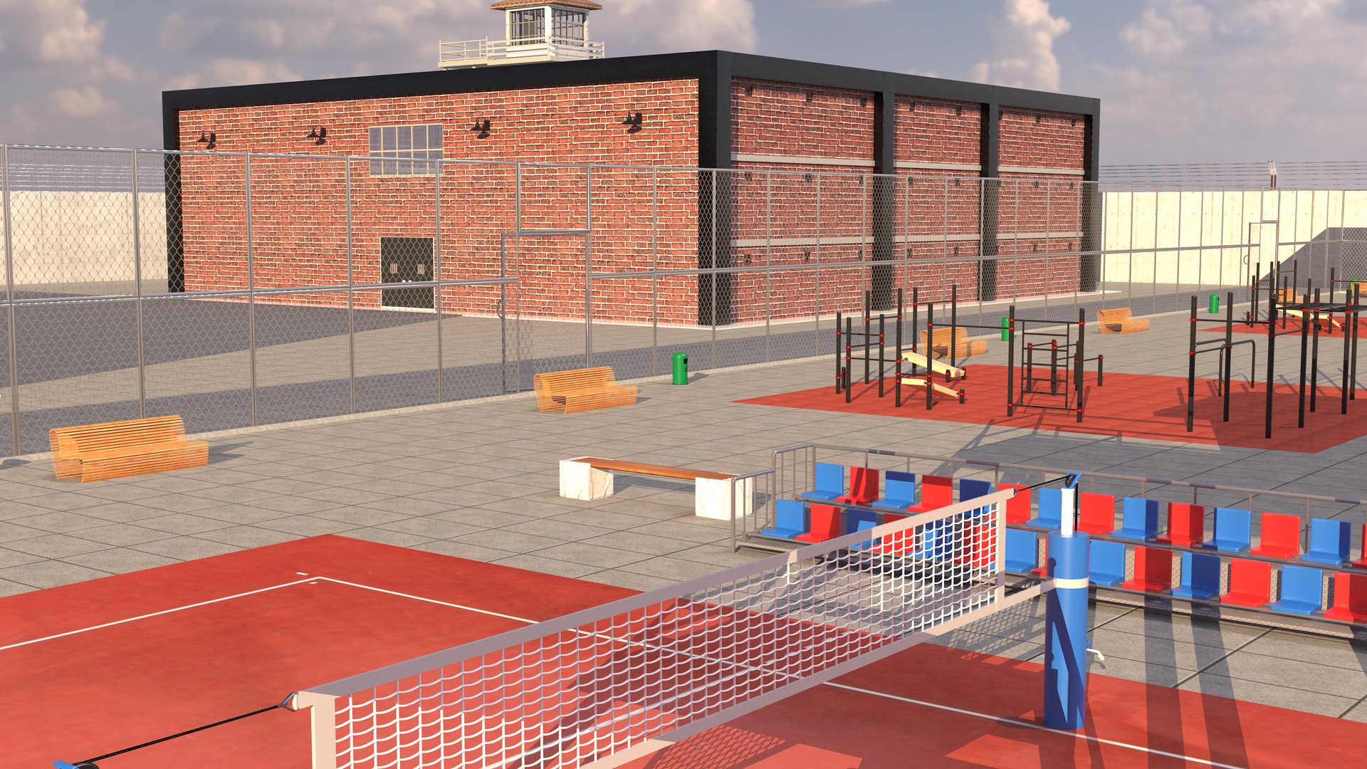 Prison 3D Model - TurboSquid 2147631